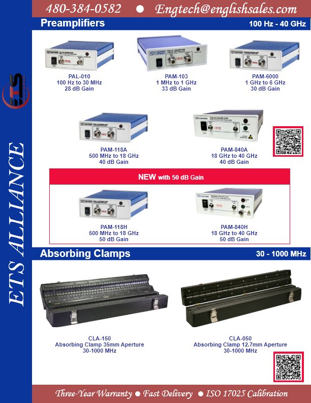 EMI Test and Instrumentation Equipment - ETS